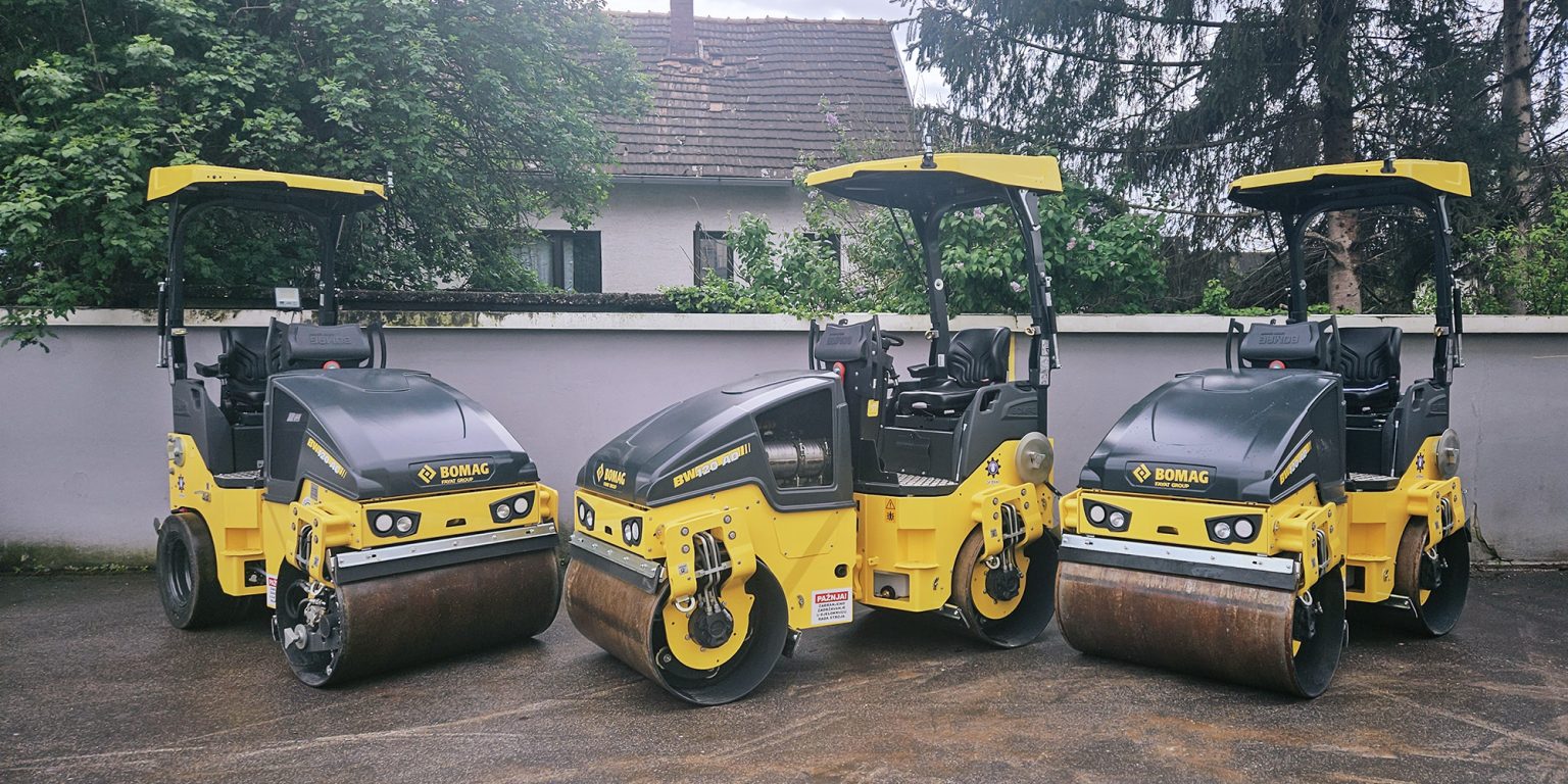 BOMAG TRI VALJKA ZA STRABAG d.o.o. – O-K-TEH